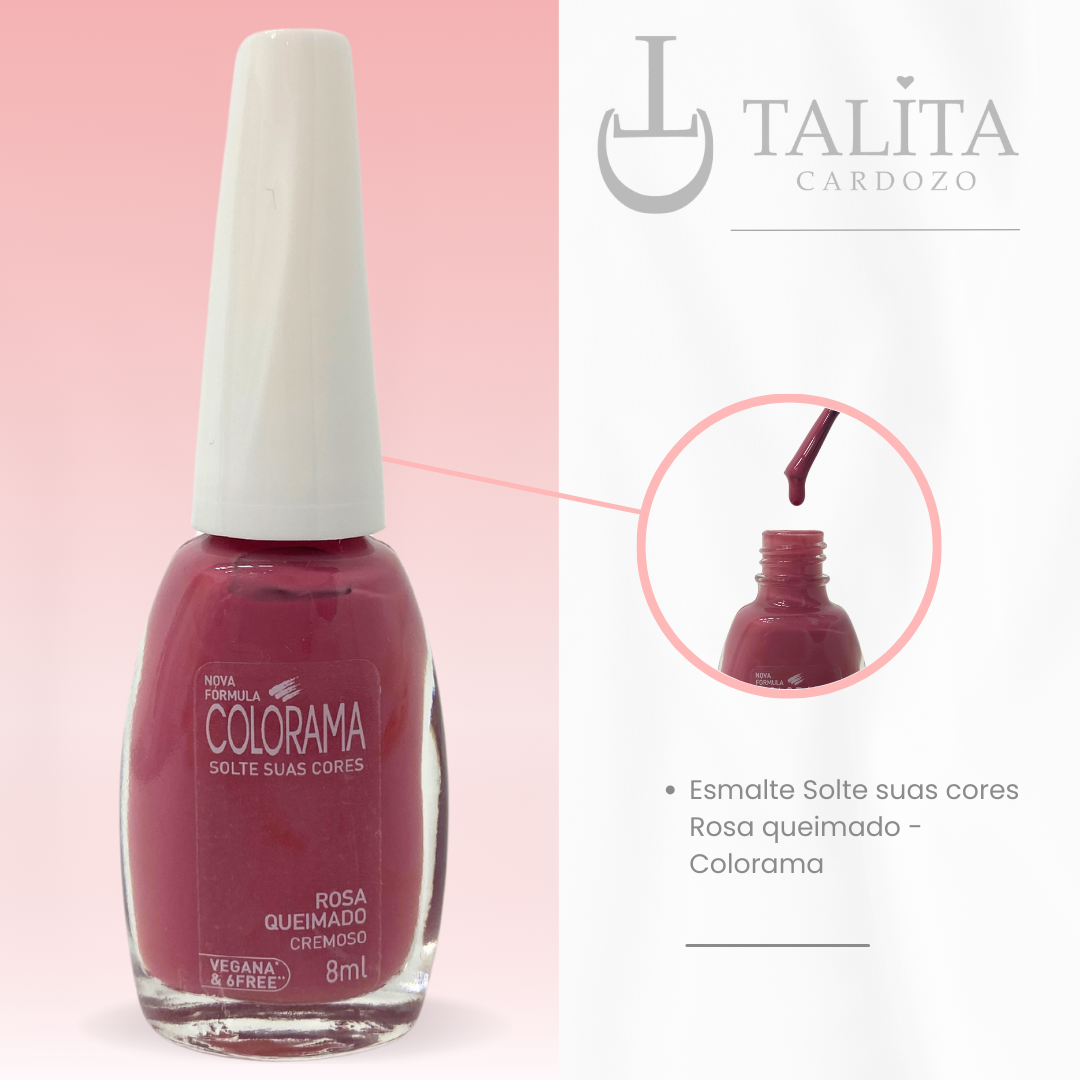 Esmalte Rosa Queimado - Colorama - Loja Talita Cardozo