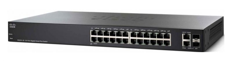 Switch 26 portas Cisco SG200-26 - Gerenciável - 26 portas Gigabit RMA ...