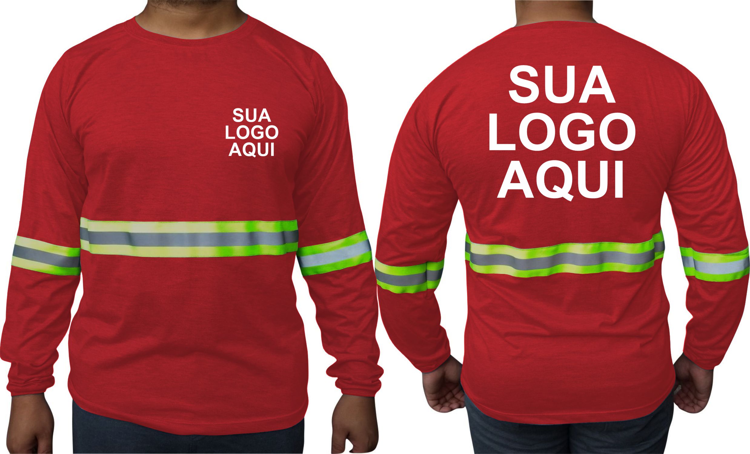 Camiseta Refletiva Personalizada Manga Longa - PS CAMISETAS I Uniformes ...