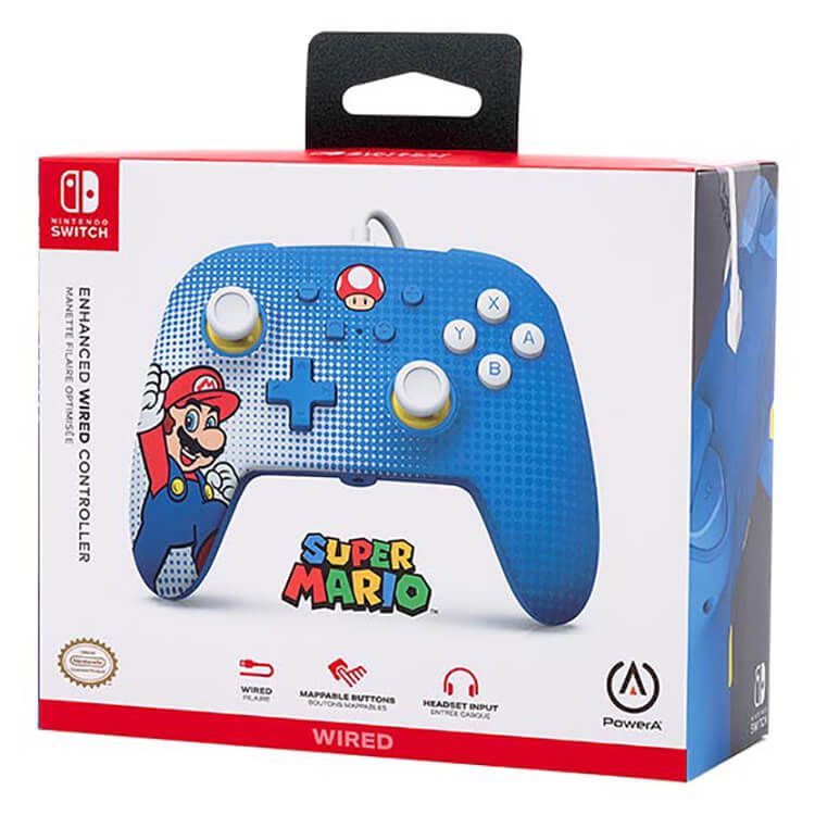 Controle Nintendo Switch Azul - Super Mario - Idéias de Presentes ...