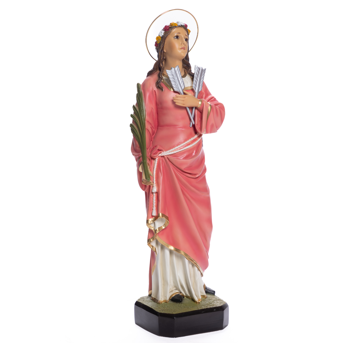 Imagem Santa Filomena 52cm c/ Olhos de Vidro | Resina - Sistina Arte Sacra