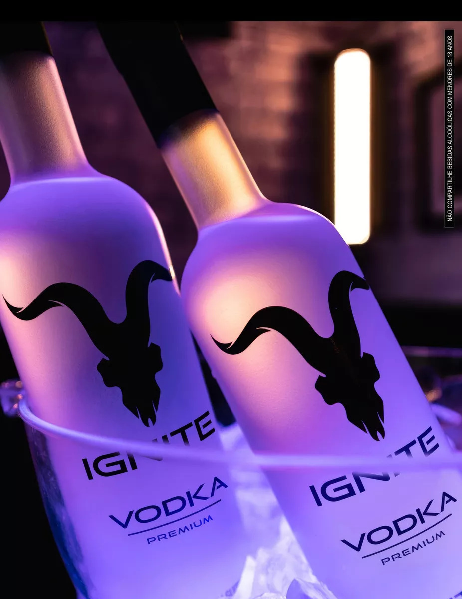 Vodka Premiun Ignite 750ml - Inbrasa Tabacaria