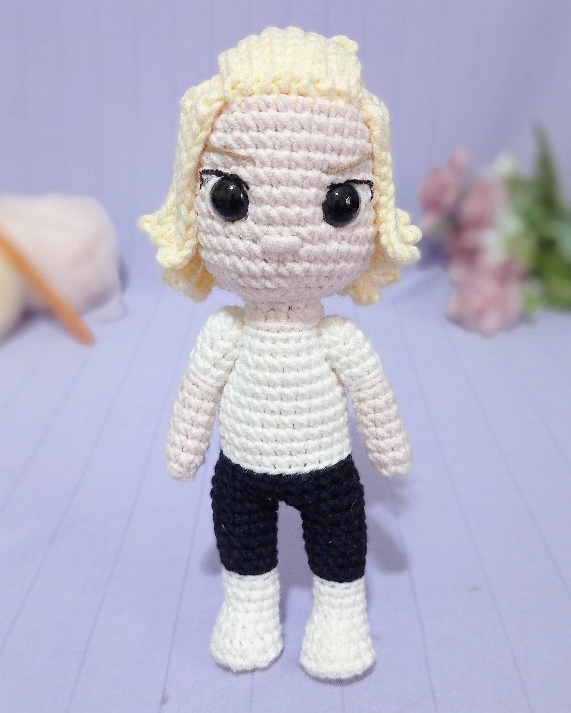 Amigurumi Mikey Tokyo Revengers Manjiro Sano Boneco de Crochê PRONTA ...