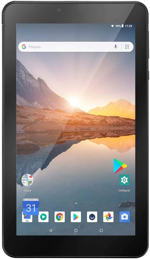 Tablet M7S Lite Wi-Fi e Bluetooth Quad Core Memória 16GB 7 Pol. Câmera ...