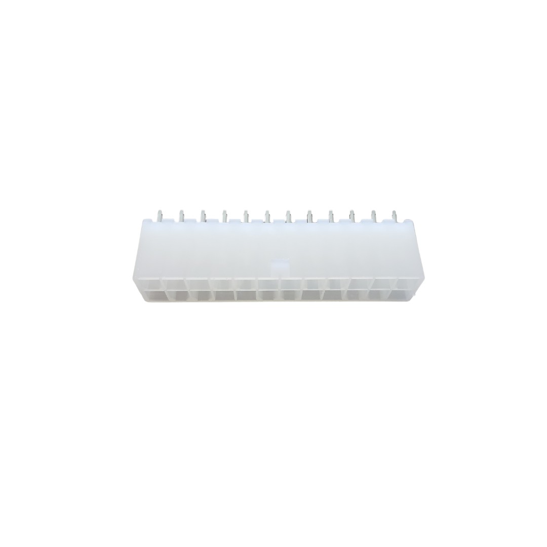 Conector Header Mini Fit Macho 24 Vias 180º sem aba - Plugshop