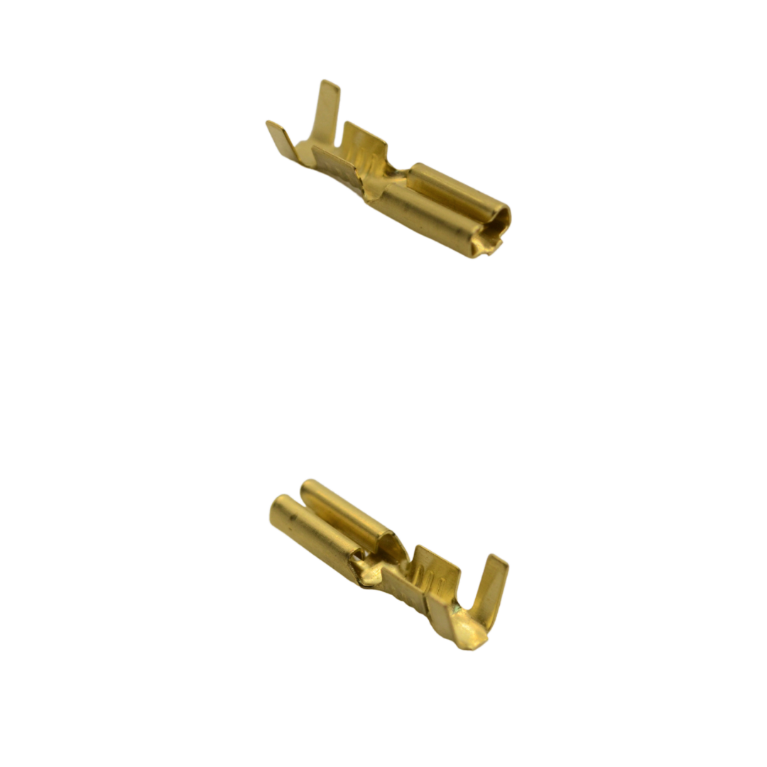 Terminal Faston Fêmea 2 8mm Com Trava Plugshop