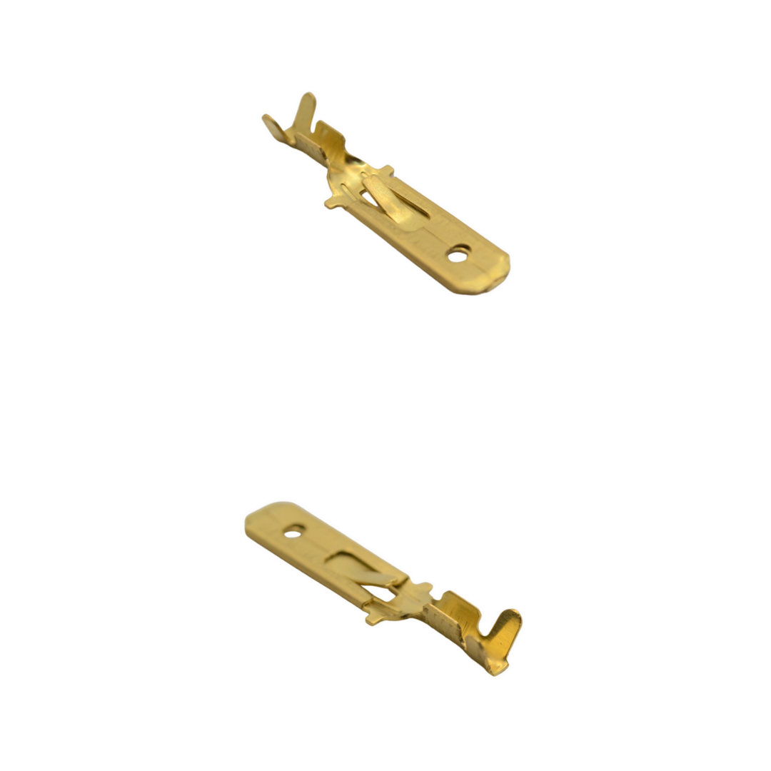 Terminal Faston Macho Longo 6,3mm Com Trava - Plugshop