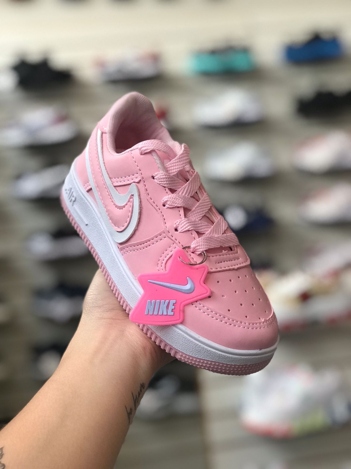 Nike Air Infantil Rosa - Moda Brás