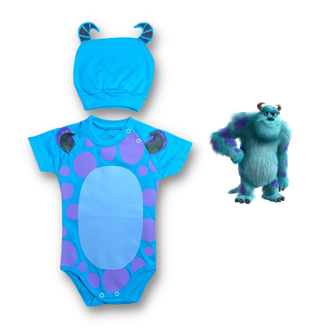 Body Sullivan - Monstros Sa + Touca - Looney Baby
