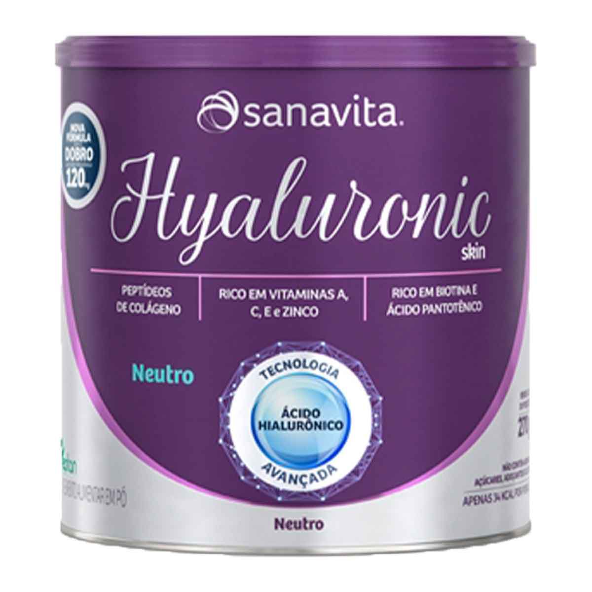 Fit & Beauty | Hyaluronic Skin Neutro – 300g - MUV | Viva em Movimento