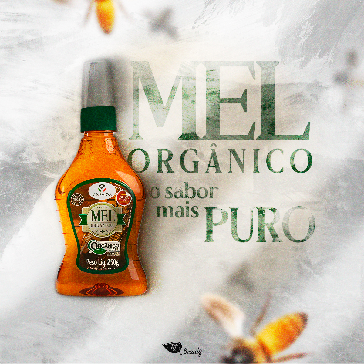 Mel Orgânico - 250g - Apis Vida - MUV Suplementos
