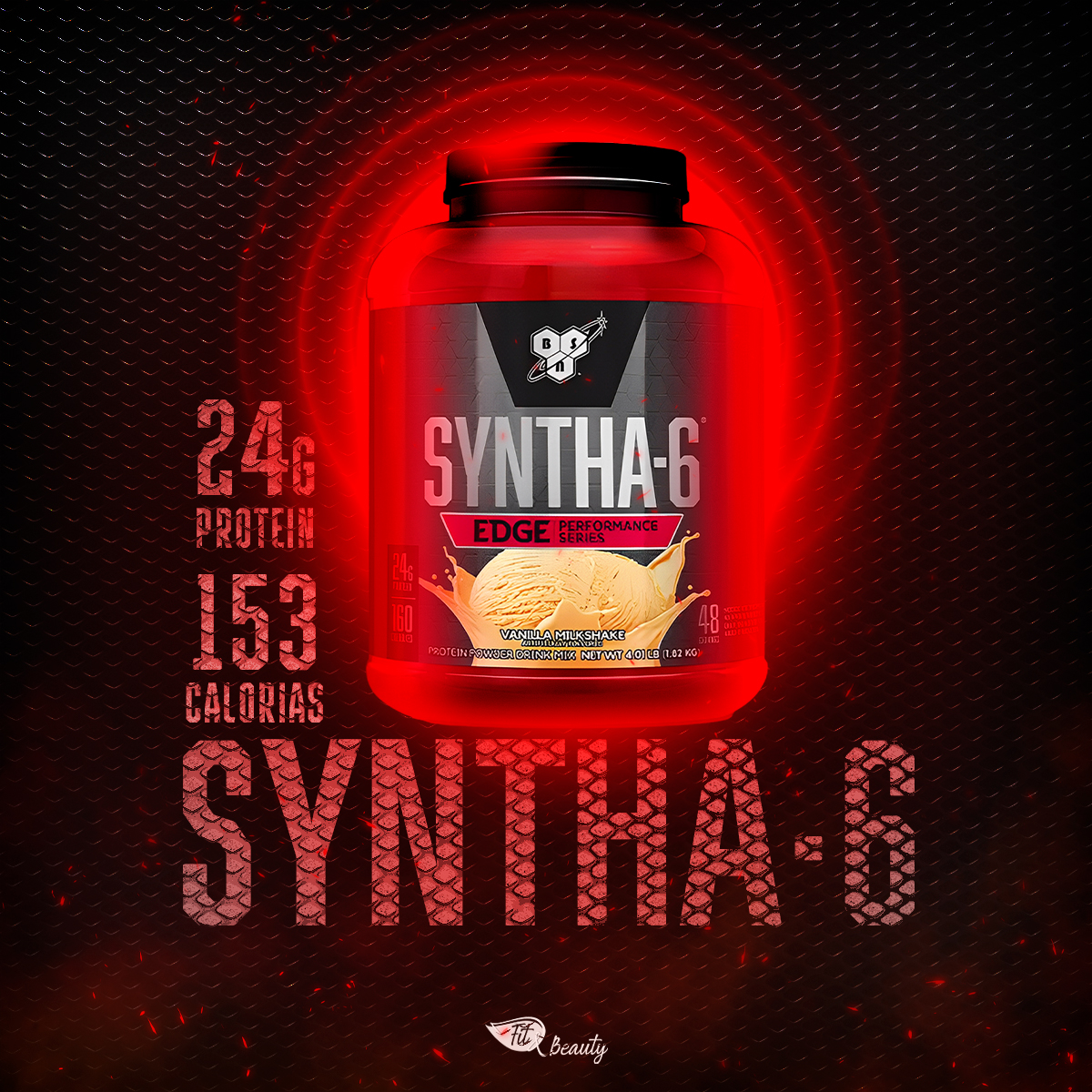 Syntha-6 EDGE - Baunilha Milkshake - 1,82KG - BSN Suplementes - MUV ...