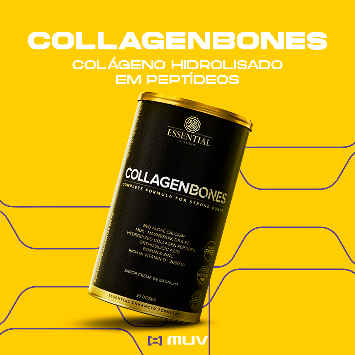 Collagen Bones - 483g - Essential Nutrition - MUV Suplementos