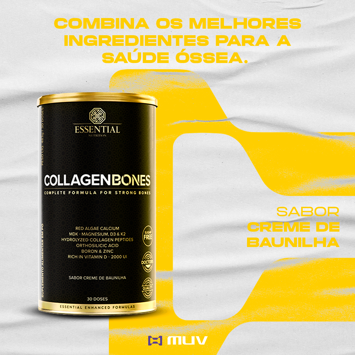 Collagen Bones - 483g - Essential Nutrition - MUV Suplementos