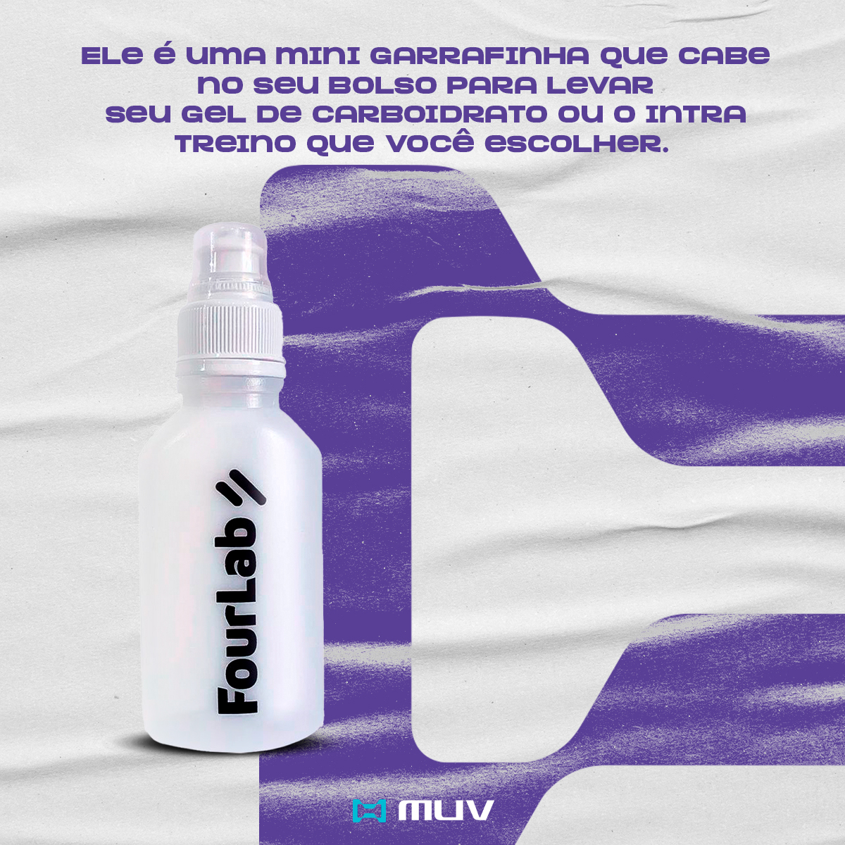 Squeeze De Suplemento - 120 Ml – Fourlab Nutrition - MUV | Viva em Movimento