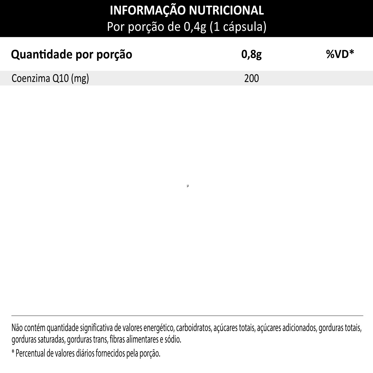 Coenzima Q10 200 Mg - 60 Cápsulas - Central Nutrition - MUV Suplementos