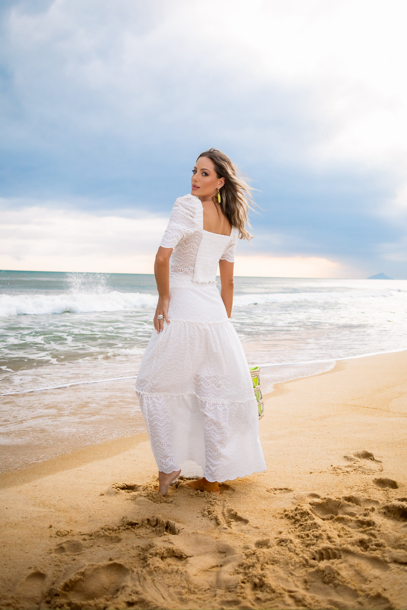 Conjunto de Laise Francesca Branco - Mariah Store