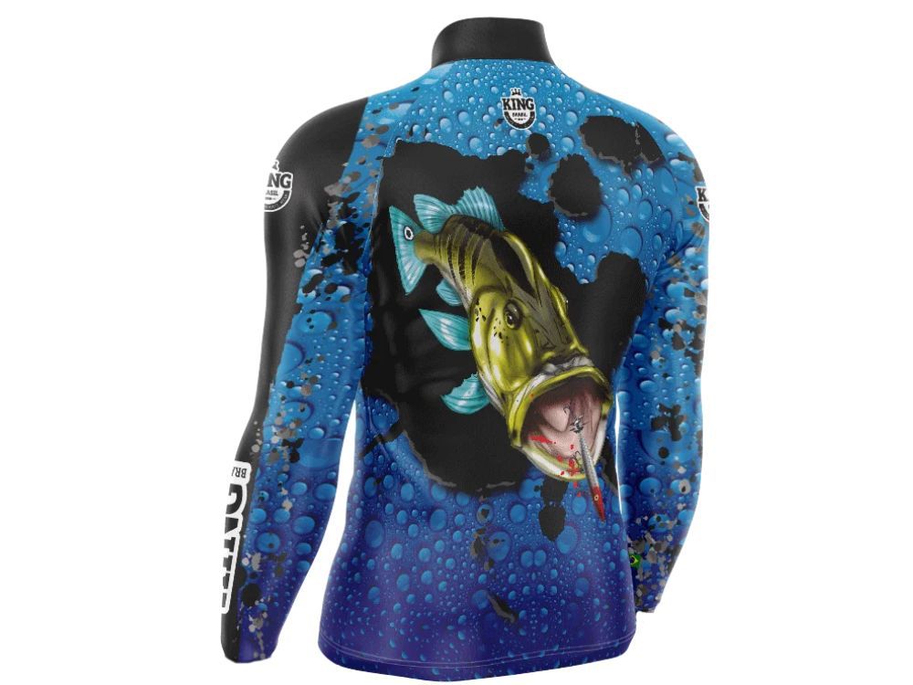 Camiseta King Brasil KFF60 AZUL - NeoFishing