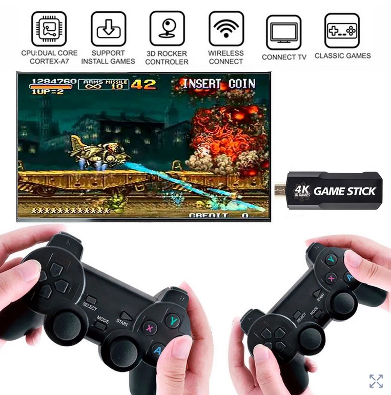Game Stick Gd10 4k 35 mil jogos Ps1 - Ps2 - Retrô - Zion Store
