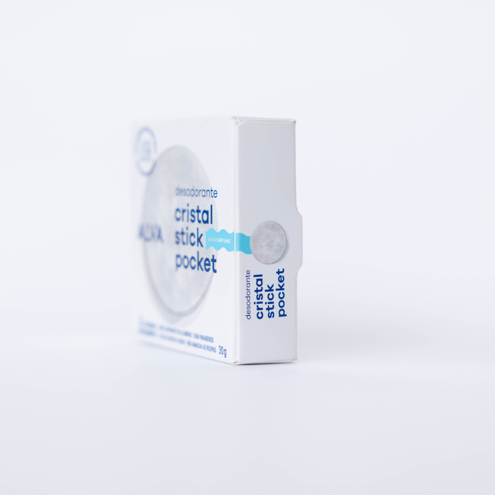 Desodorante cristal stick pocket 30g - Alva - Mondive - Biocosméticos
