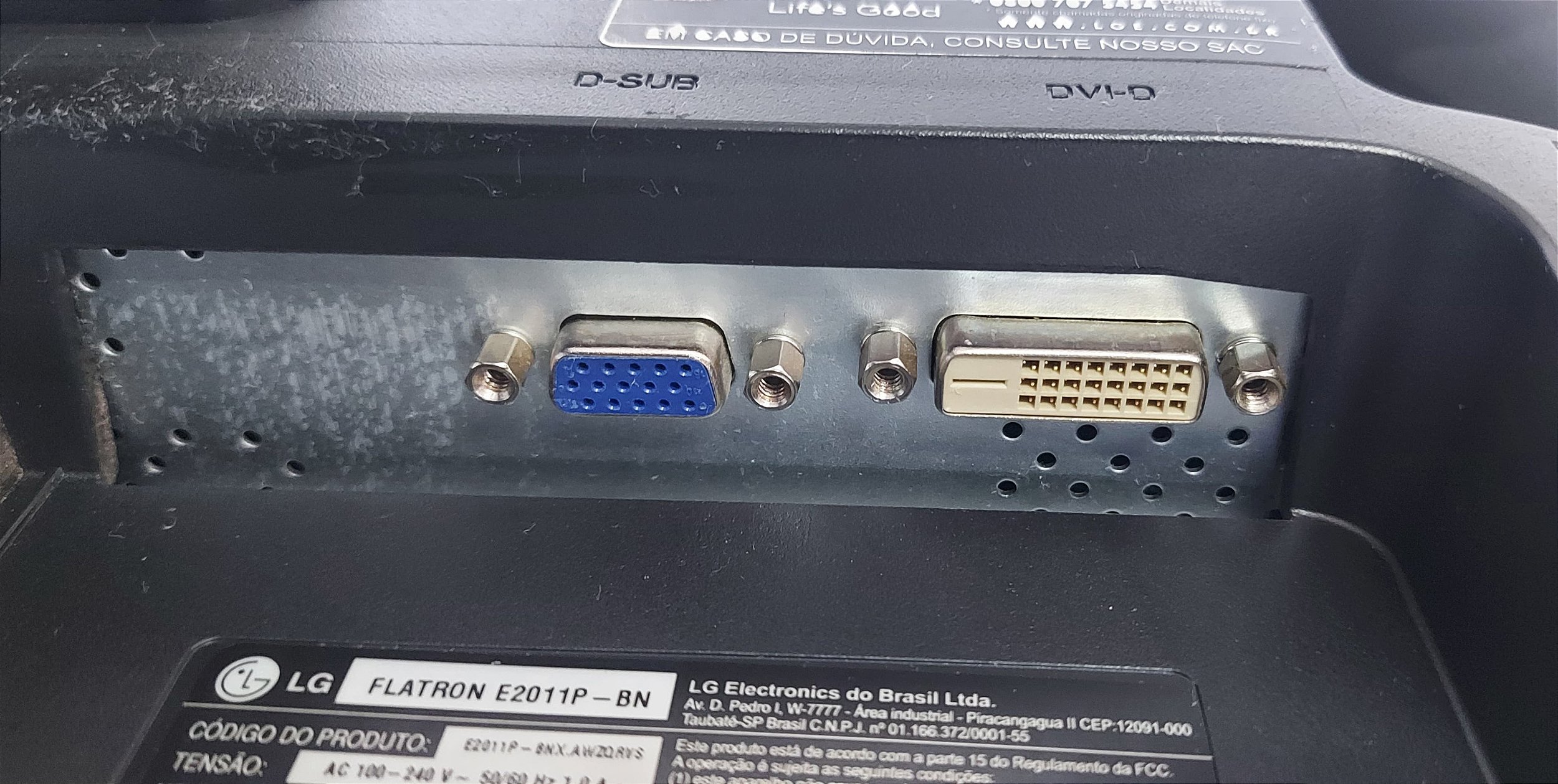 Monitor LG E2011PX LED 20 Polegadas - ART Solution Informática