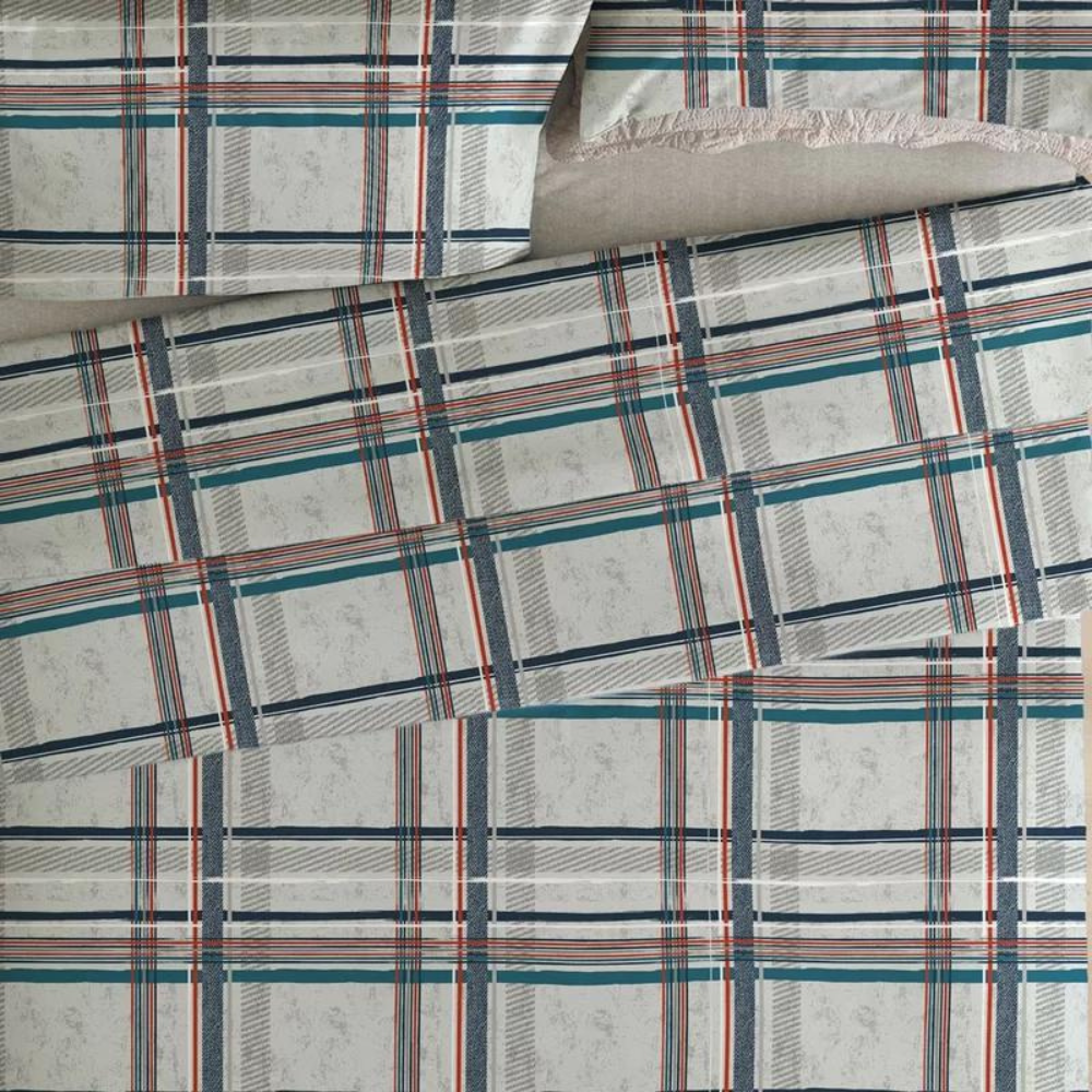 Jogo de Cama Casal 4 peças 180 Fios Supercal Turin - Paraíso dos ...