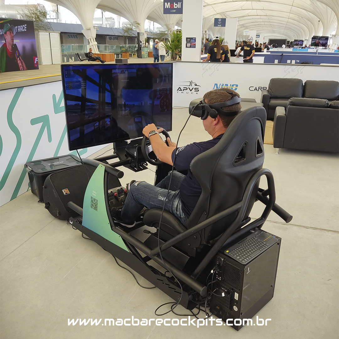 Alugar Simulador de corrida Completo | Mac-Speed | Cockpit - Macbare ...