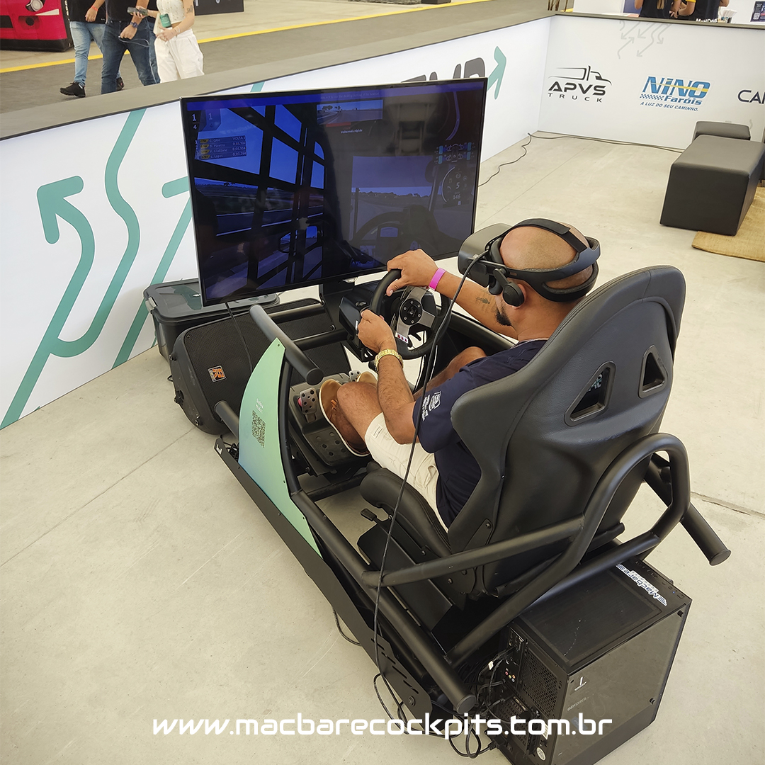 Alugar Simulador de corrida Completo | Mac-Speed | Cockpit - Macbare Cockpits - Simuladores de voo
