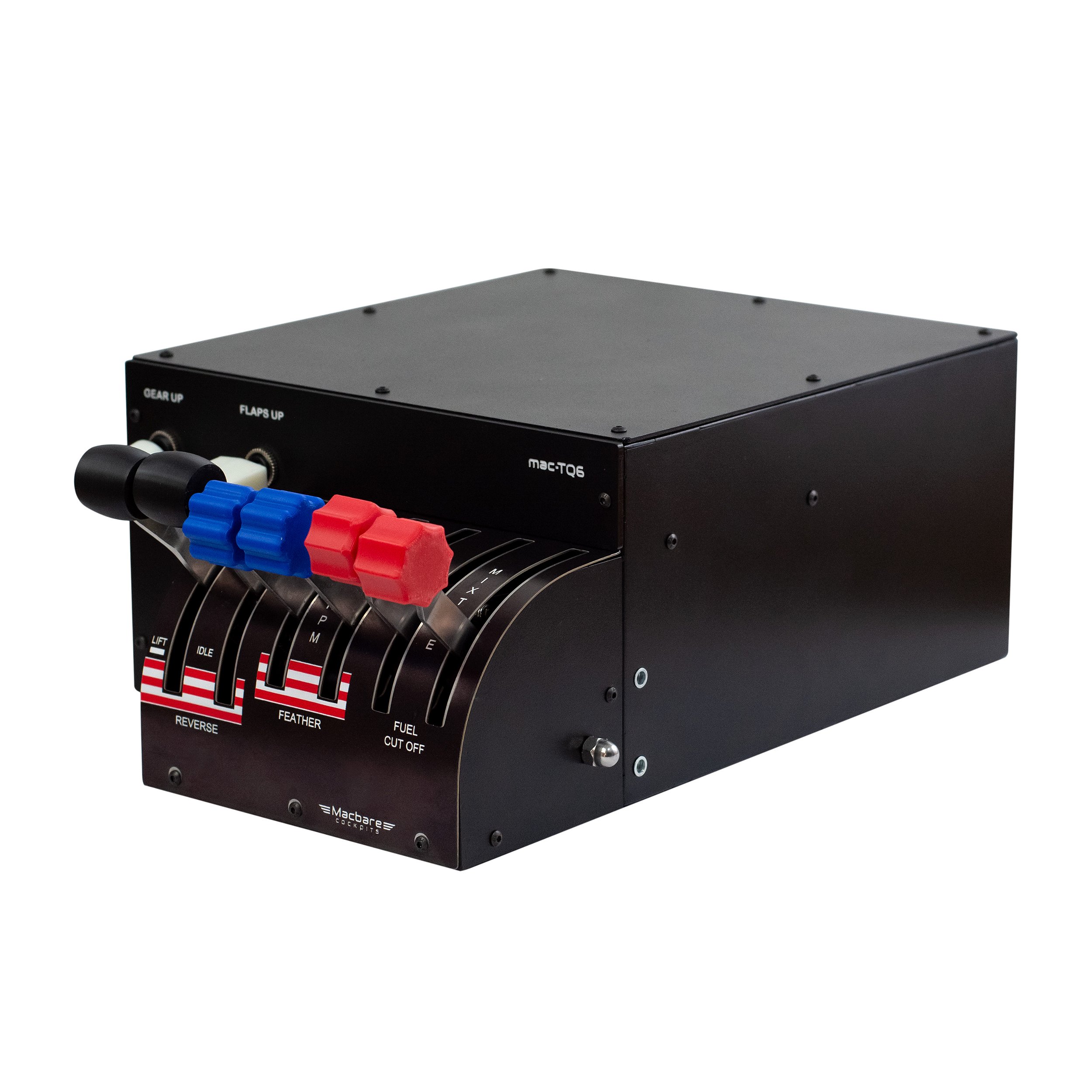 Manete Mac-TQ6 - Controle Alavanca Profissional Para Simulador de Voo ...
