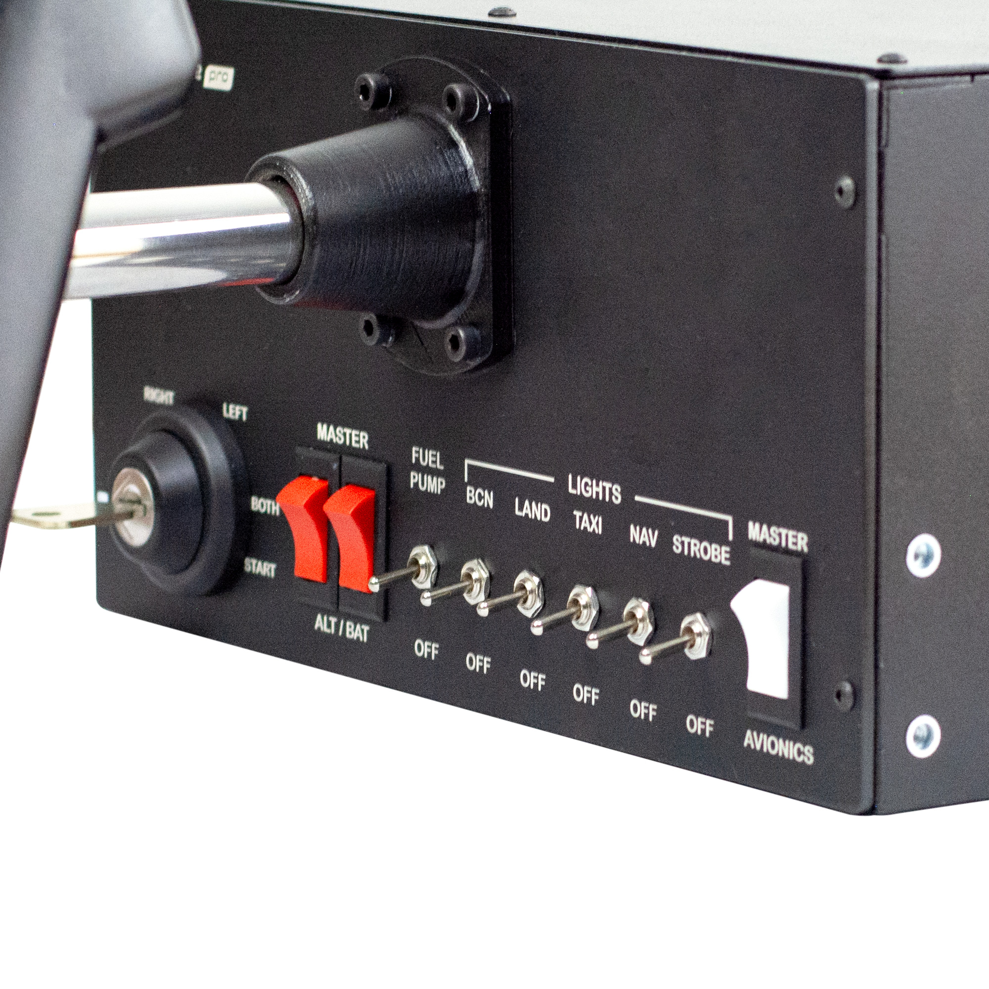 Kit Profissional Controle Joystick e Manete Macbare - Simulador de Voo ...