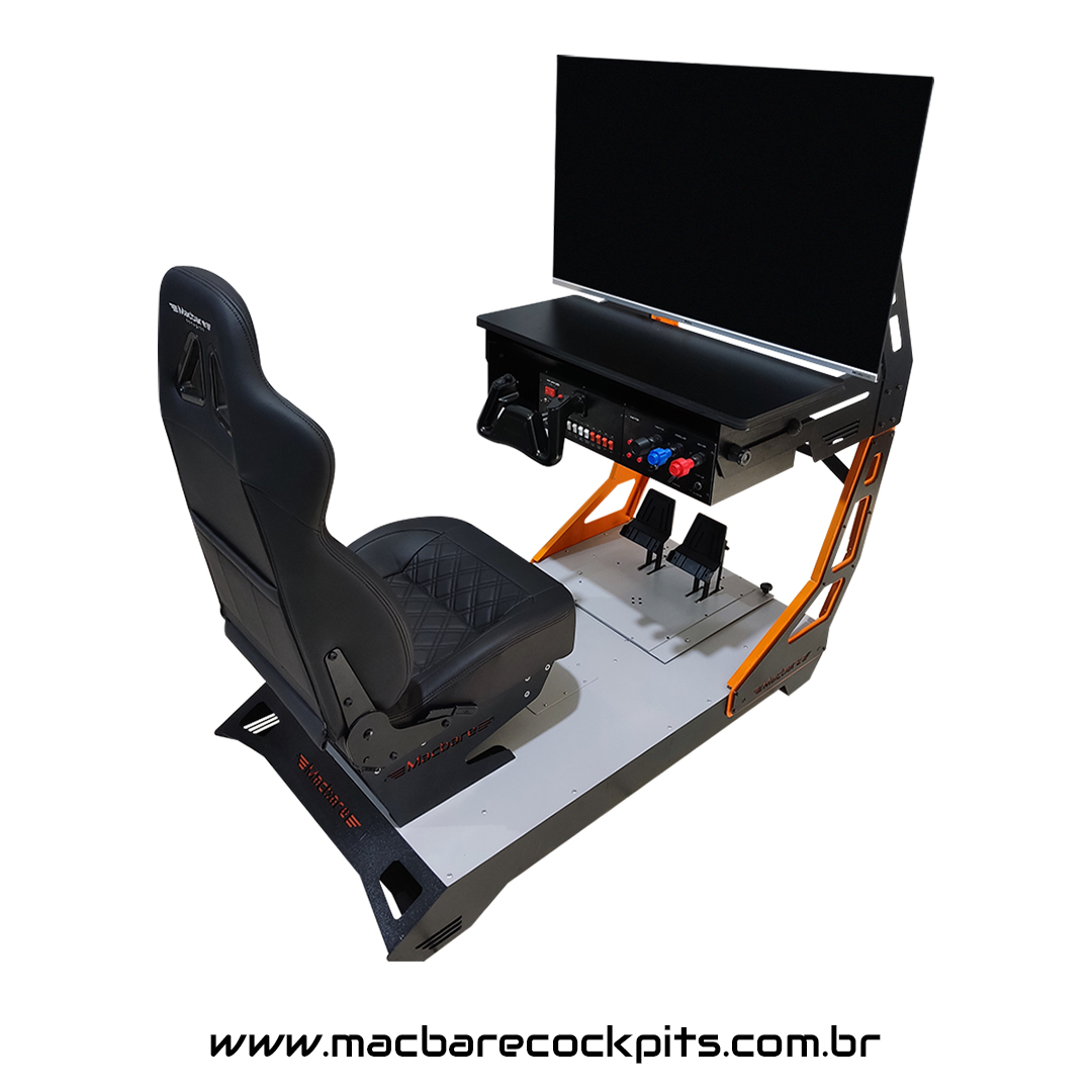 Mac Desktop Monomotor Simulador de Voo Profissional - Macbare Cockpits ...