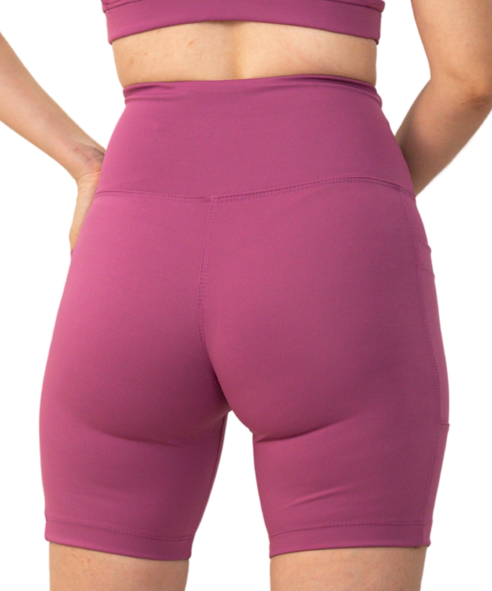 Shorts Feminino Com Bolsos Amplos Rosa - Lithe