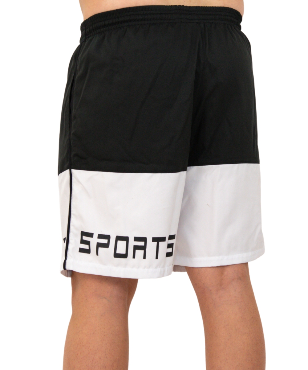Shorts Masculino Lithe Duo Preto e Branco - Lithe