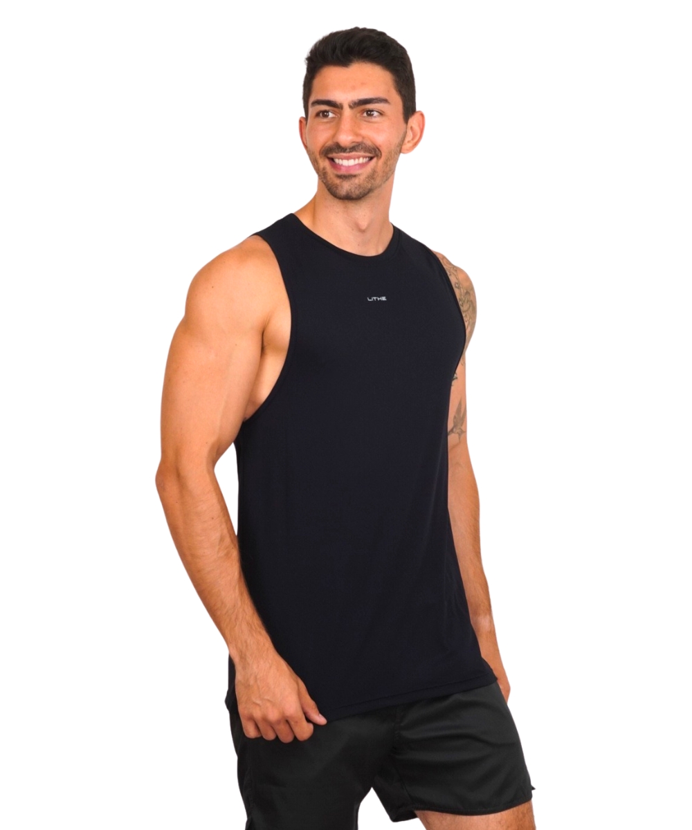 Regata Masculina Lithe Monster Preta | Compra Online - Lithe