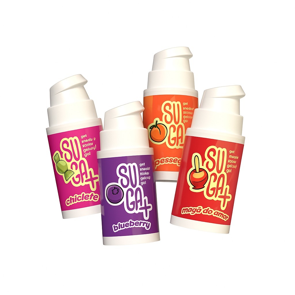 Gel Sugador Pêssego Beijável Suga+ 20g | Prazer Oral Gourmet - Bazar do Prazer l Distribuidora ...