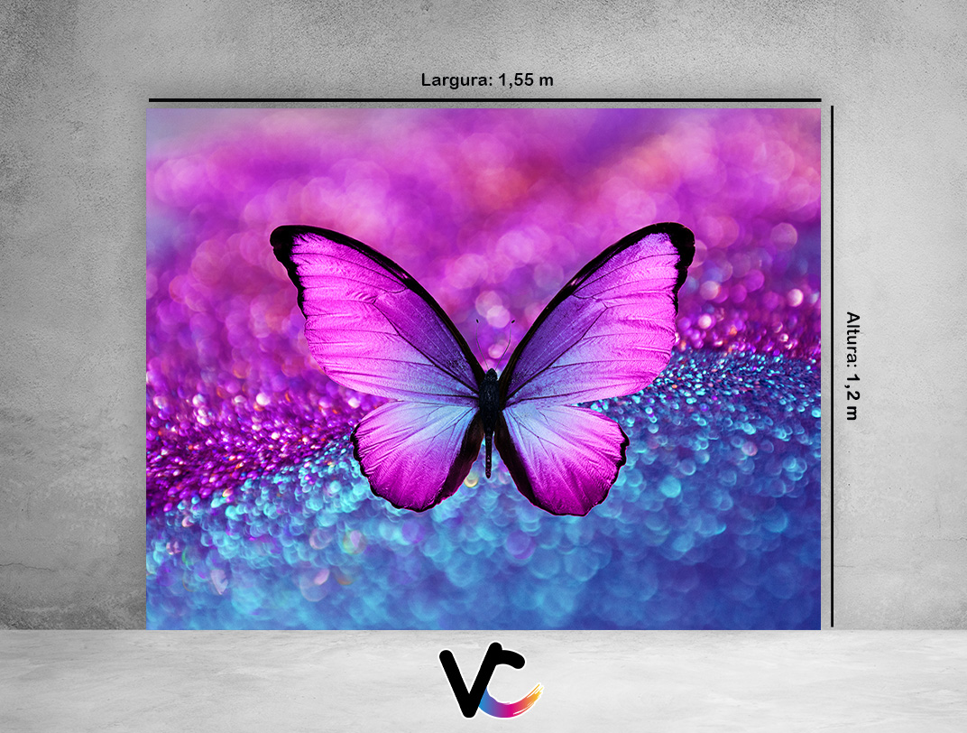 Fundo De Borboleta Rosa E Azul Fundo De Sonho De Efeito De Luz Rosa