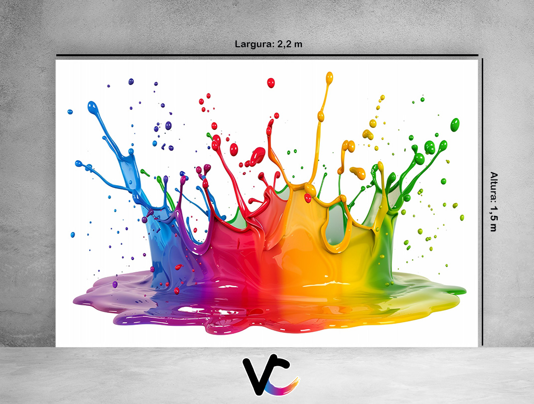 Fundo Fotográfico 2,20 x 1,50 - New Born Splash de Tintas Coloridas 027 ...