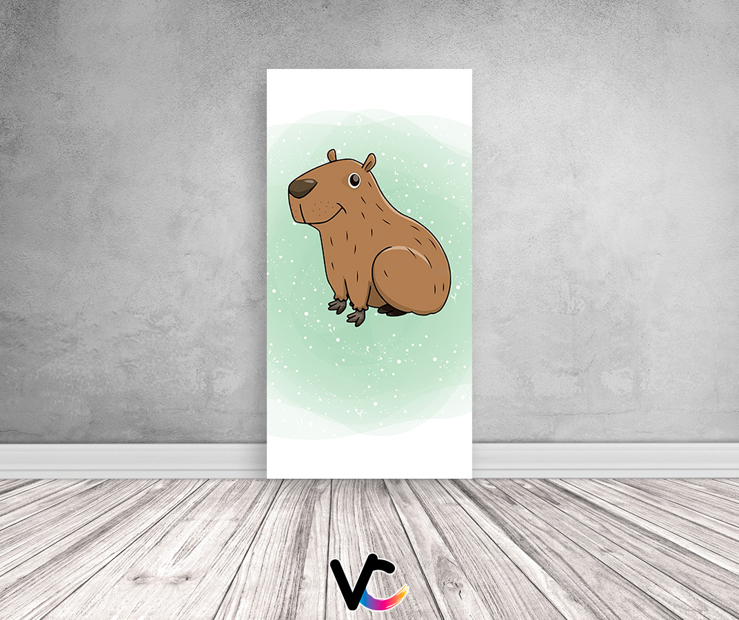Painel De Festa Vertical 1,00 x 2,00 - Safari Capivara Cute 046 - Via ...