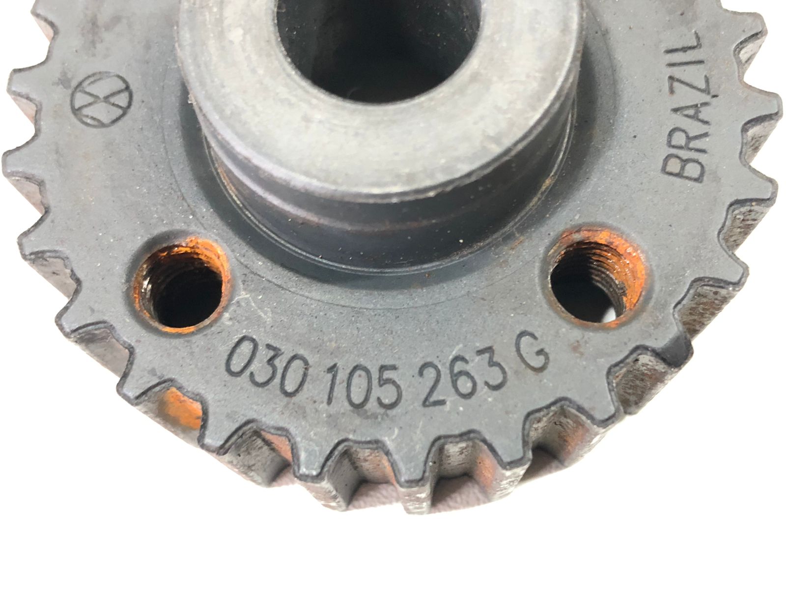 Polia Virabrequim Volkswagen Gol G5 1.6 2010 030105263G C283 - Auto ...