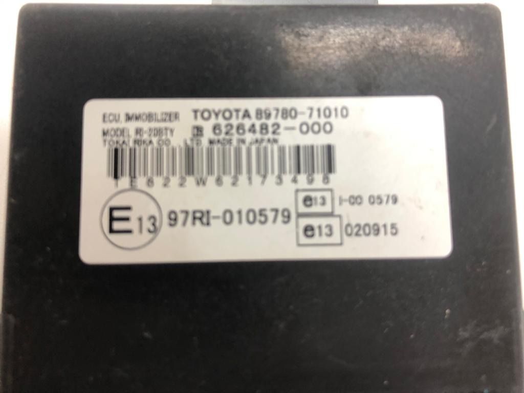 Módulo Imobilizador Toyota Hilux 89780-71010 #49 - Auto Peças - Usadas ...