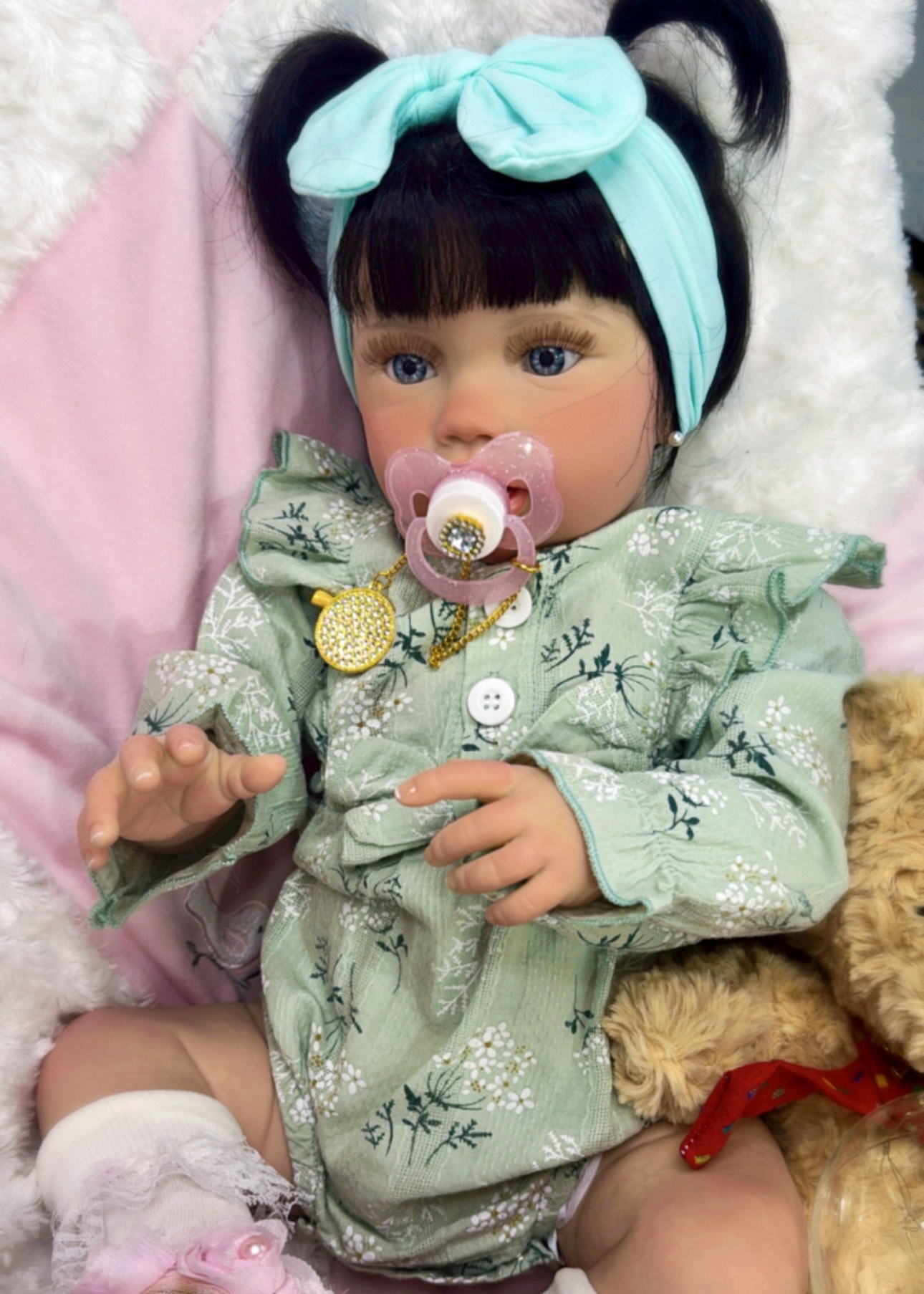 BEBÊ REBORN MENINA SILICONE VIRGINIA COM DENTINHO - A MAIOR LOJA DE ...