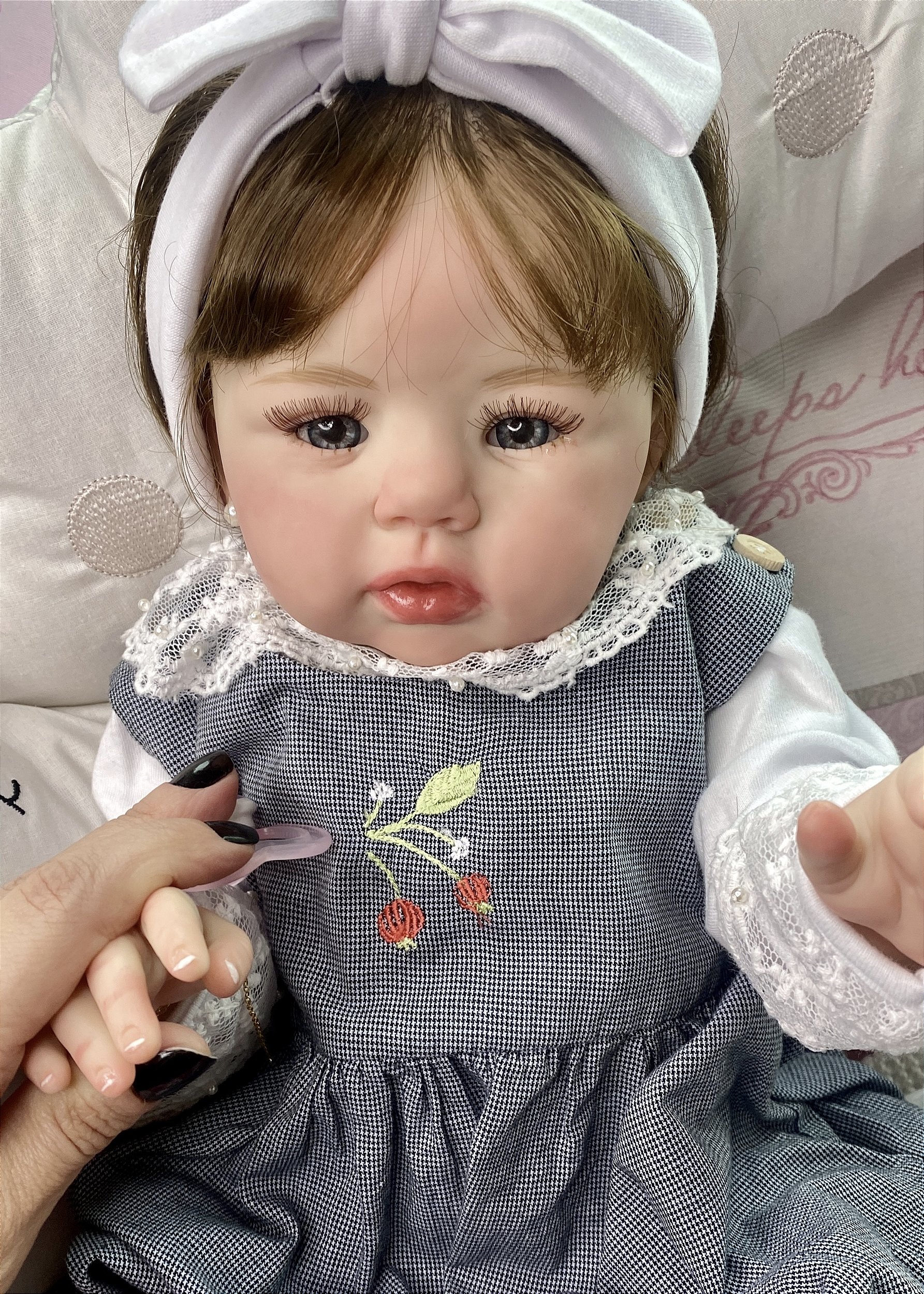 BEBÊ REBORN SUNNY VINIL SILICONADO ESPÉCIAL HIPER REALISTA QUASE REAL ...