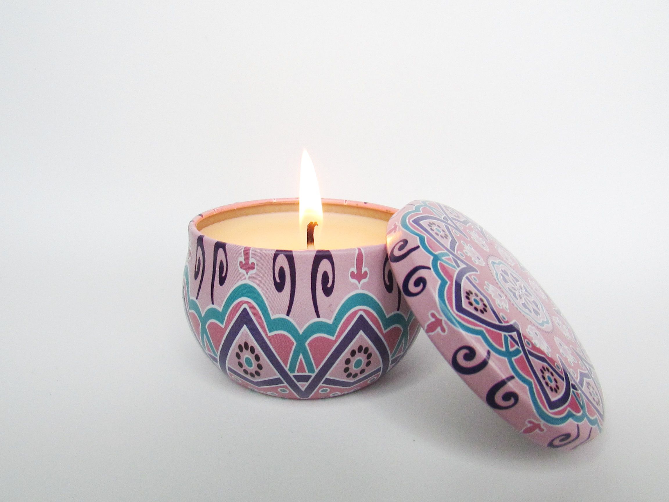 Kit 2 mini velas aromáticas Lavanda e Maracujá - Amável Aroma