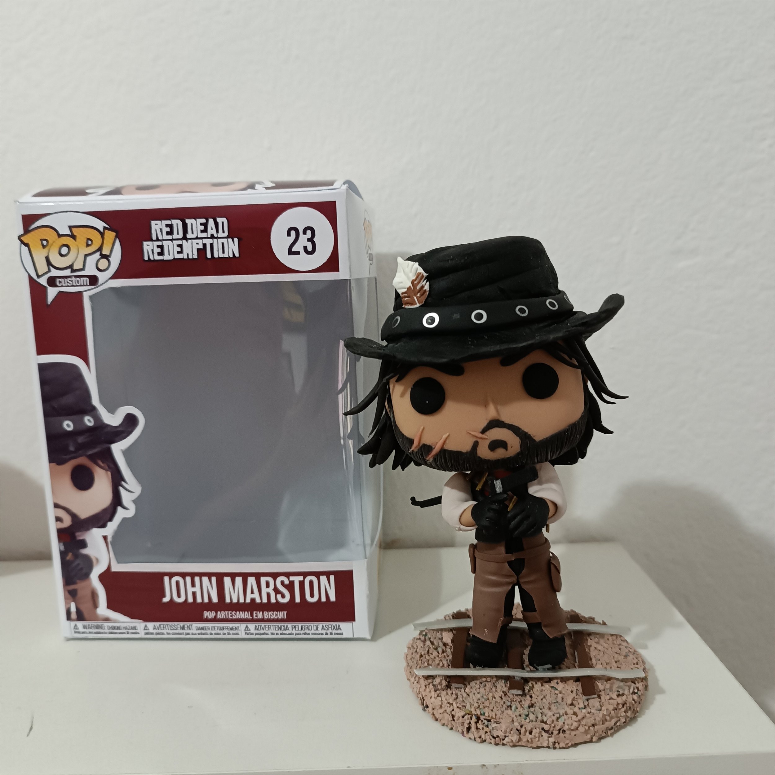 John Marston - Red Dead Redemption - RDR - Funko Pop em porcelana fria ...