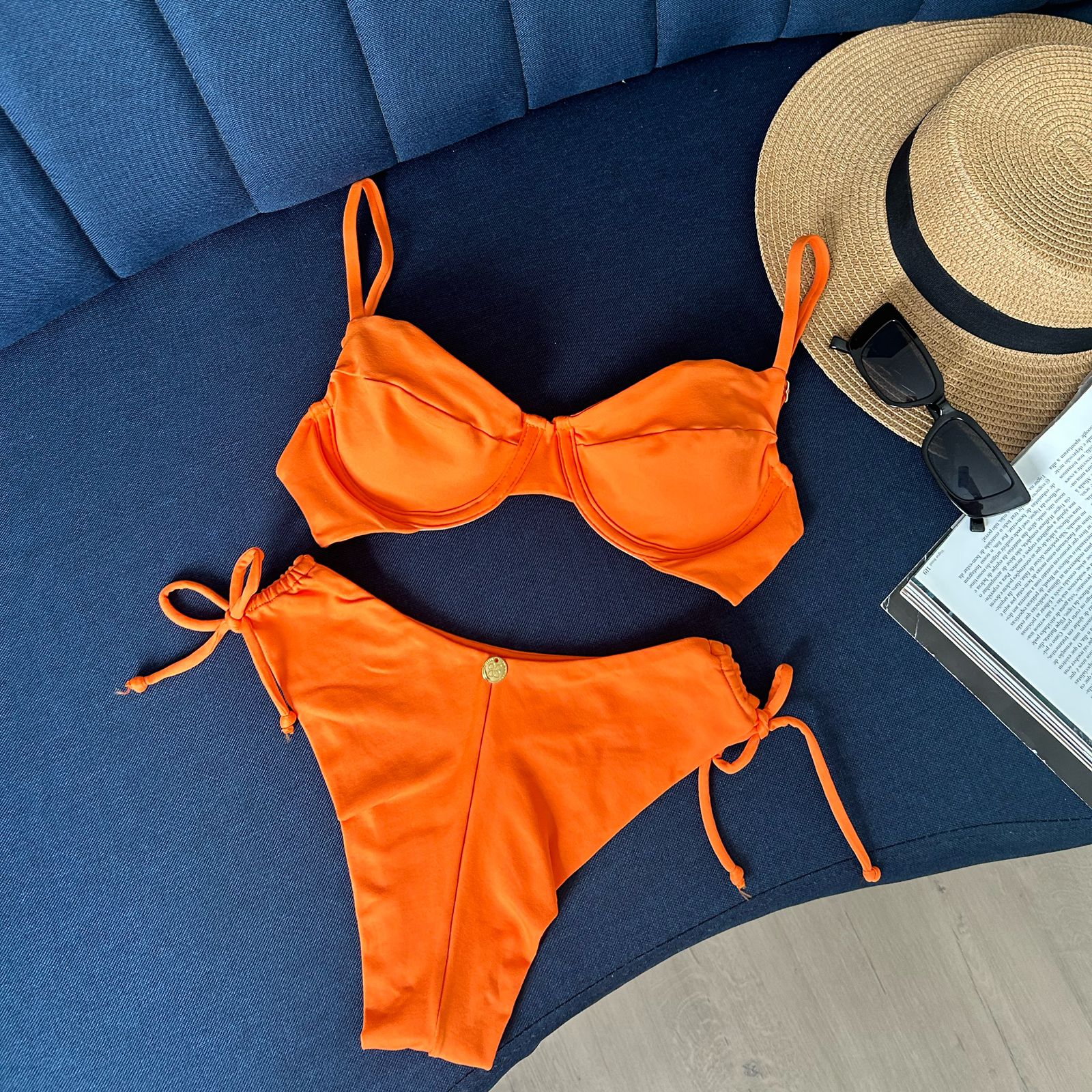 Calcinha de Biquíni Amanda Cor Ágata de Fogo - Lisera Moda Praia - Loja ...