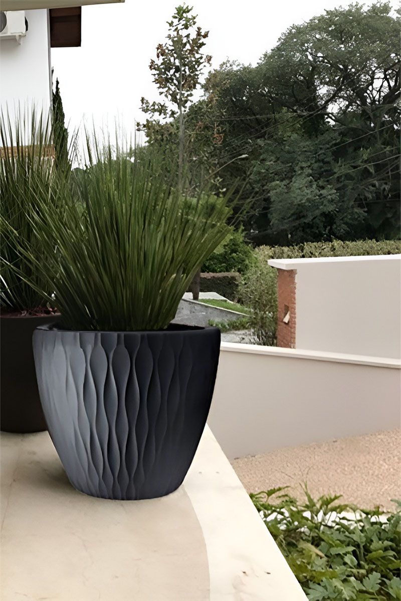 Vaso Nutriplan Infinity Redondo 50 Preto, concavo preto - AgrícolaShop