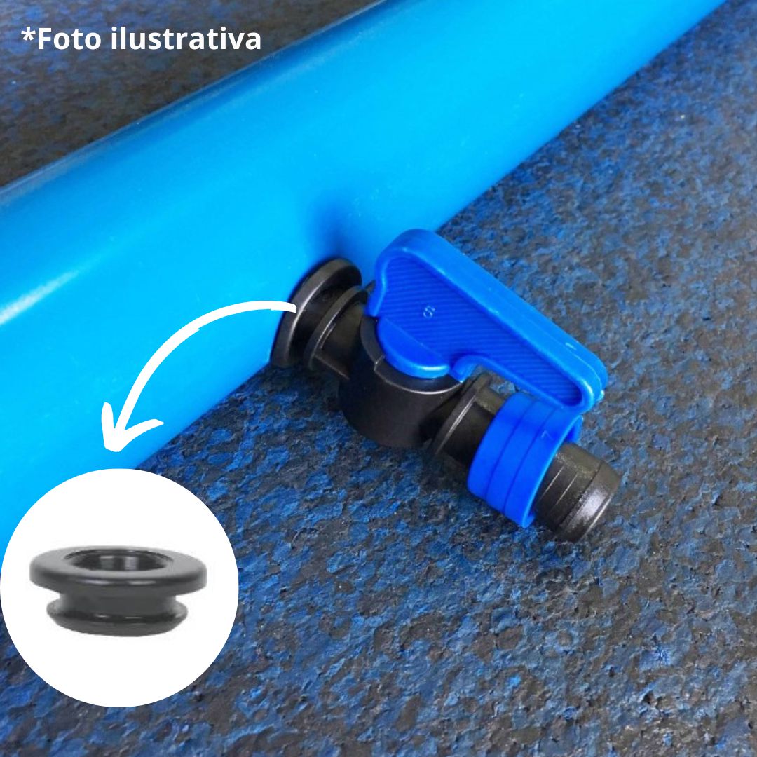 Registro Inicial P/Gotejamento Chula e Final 16mm 50 Un - AgrícolaShop
