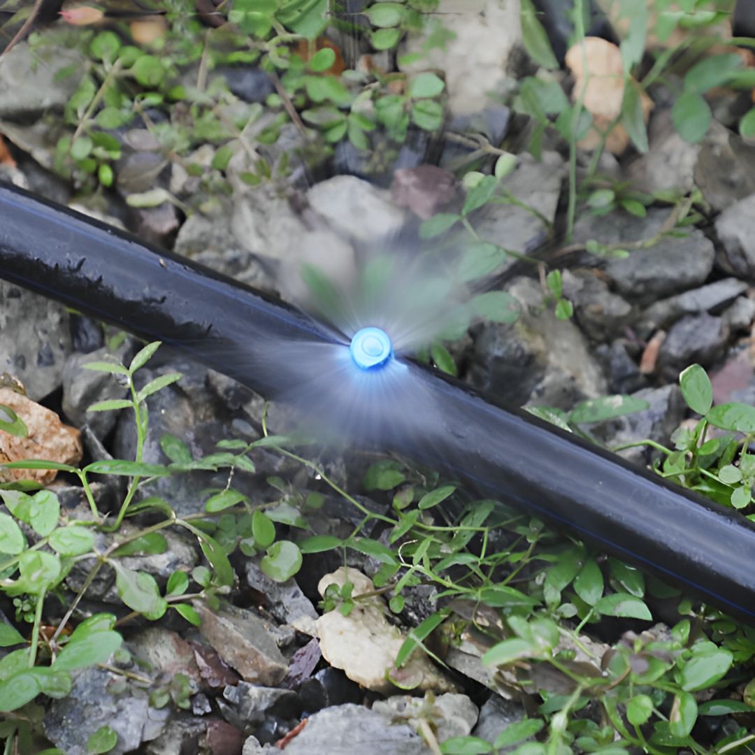 1000 Micro Aspersor Spray Jet Azul Estático Irrigação 360° - AgrícolaShop