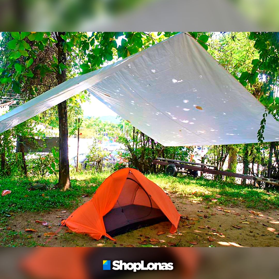 Lona Barraca de Feira SL300 Cobertura Tenda Branca 12x12 - AgrícolaShop