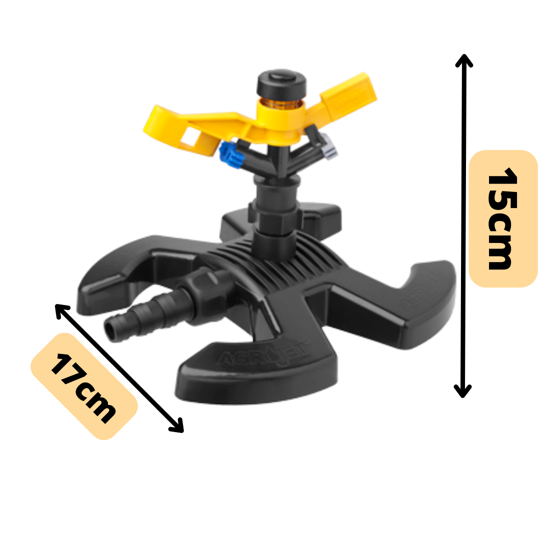 Mini Aspersor 3mm Com Base + Conector Mangueira Agrojet - AgrícolaShop